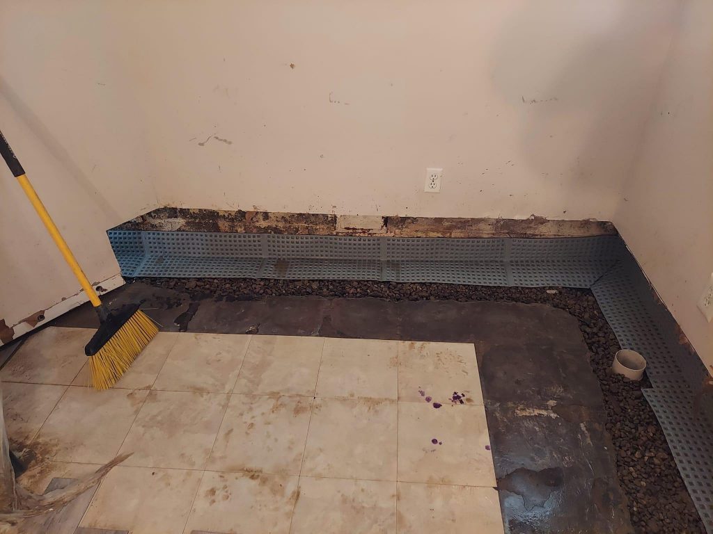 French Drain Systems | Hydroflo Interior French Drain | StayDry®